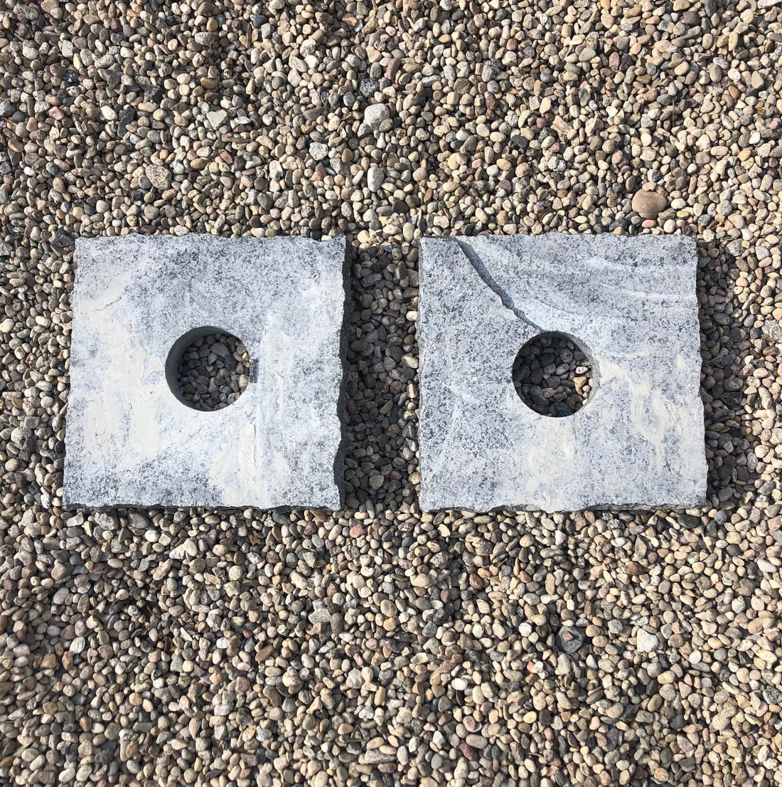 Natural Stone Square with cut – Plant Material